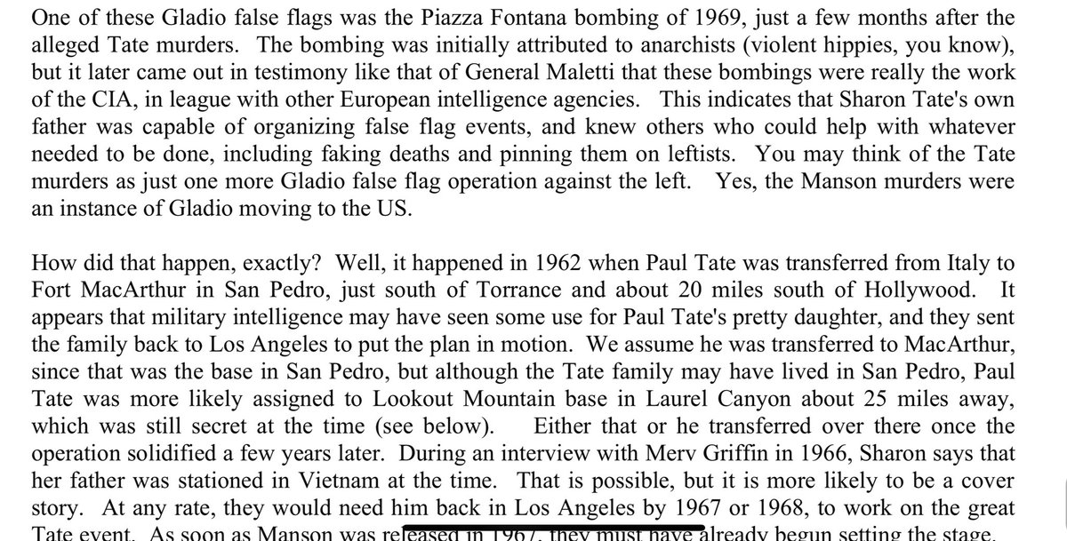 Yes, I have considered Sharon Tate’s dad was CIA. Sharon Tate and ...