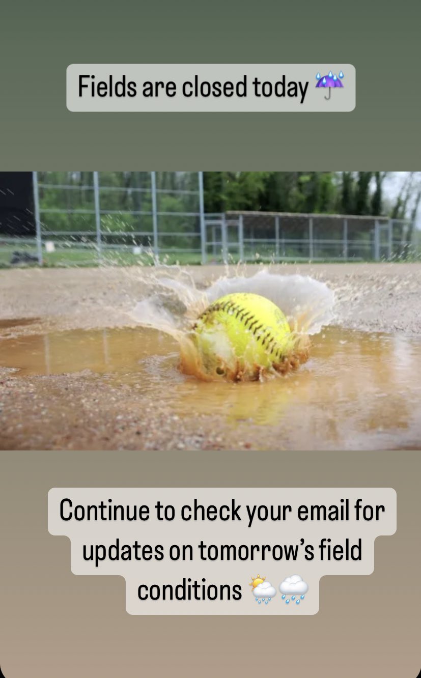 Softball Rain Memes Coach Says We Still Got Practice 🪣 💦⚾🥎