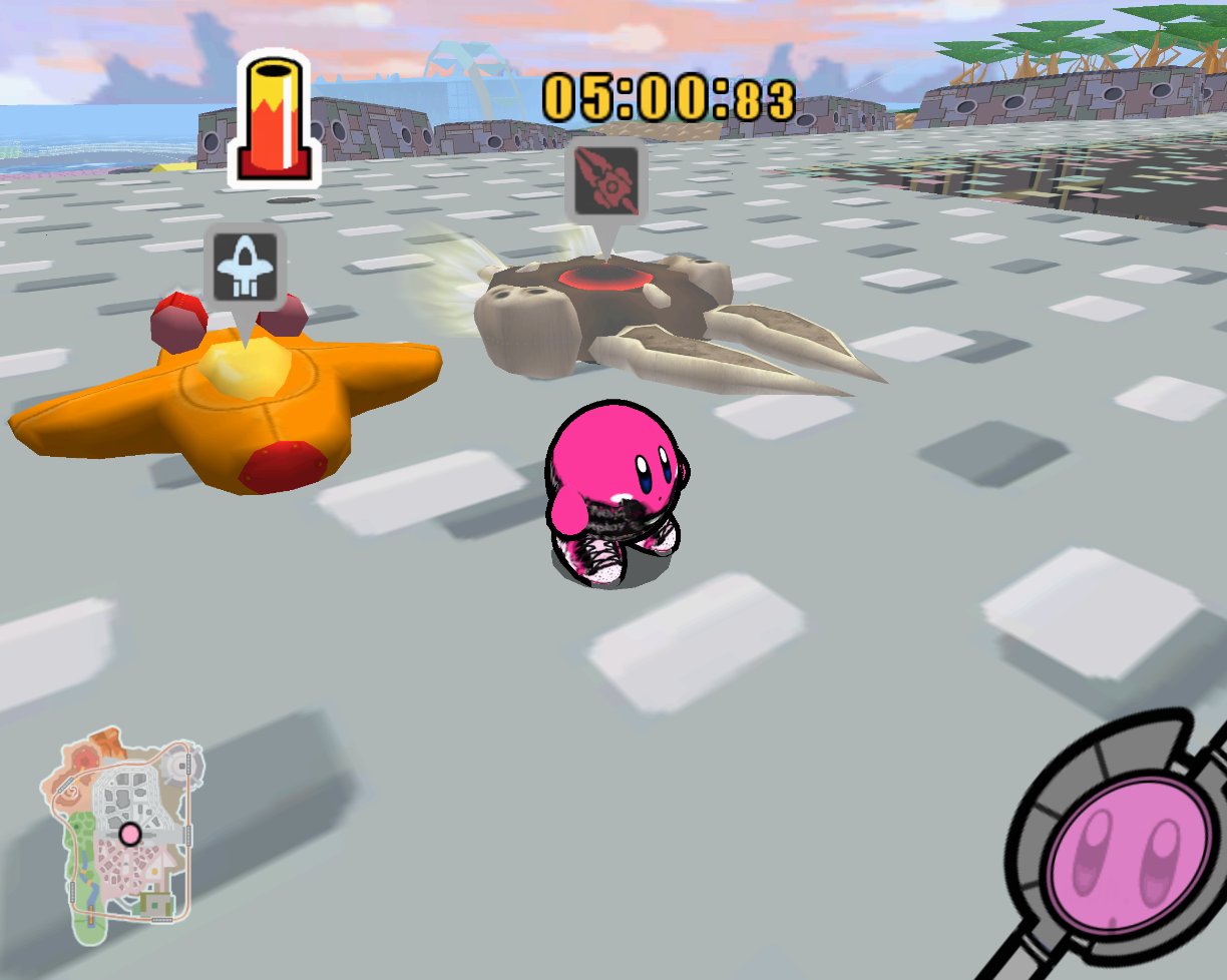 Kirby Air Ride Stars GameCube Kirby Air Ride Winged Star The