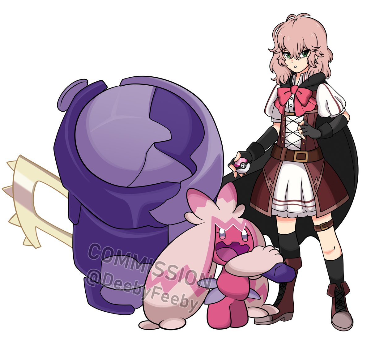 OC) Amelia and Tinkaton for 」|Phoebeのイラスト