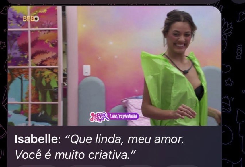 Que linda, meu amor. Você é muito criativa - Variedades - BCharts Fórum