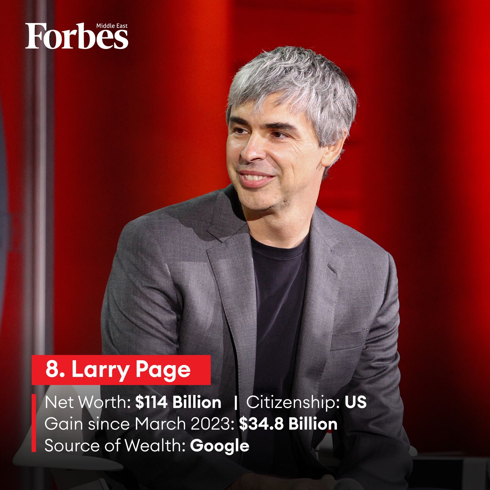 Larry Page Net Worth The Richest People Who Own The Globe