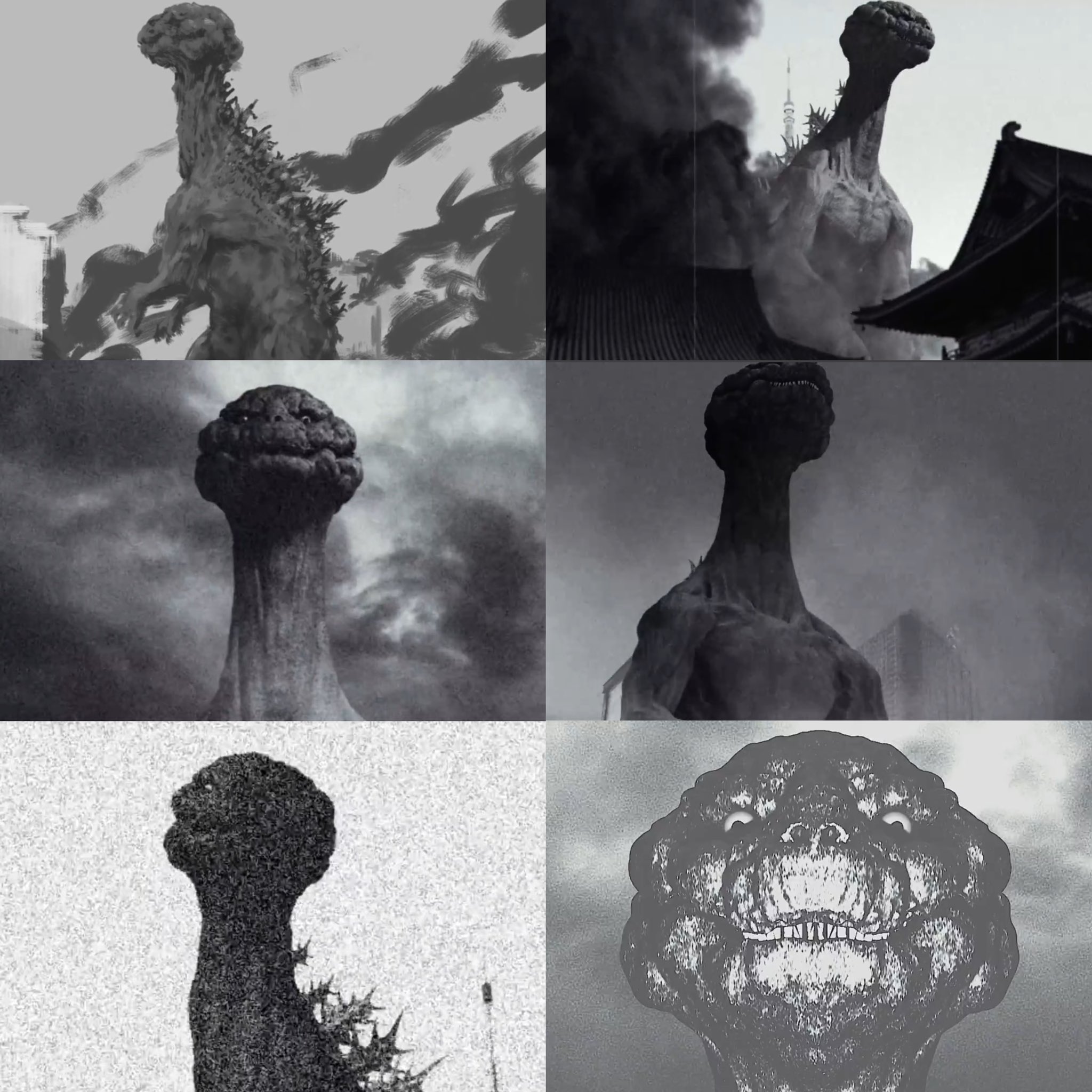 Godzilla Concept Art 1954