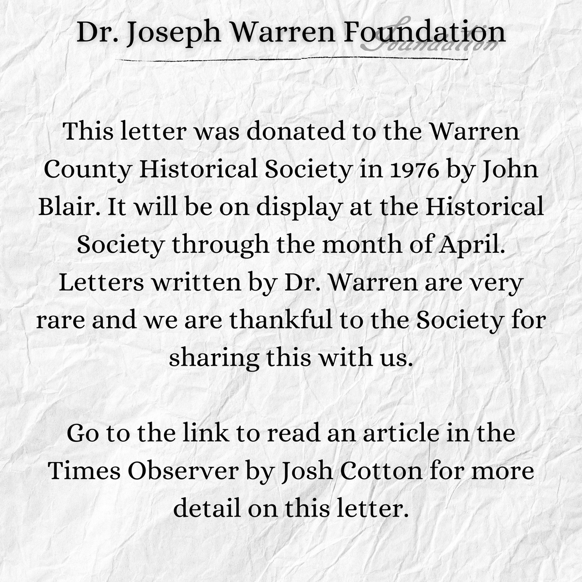 Joseph Warren Quotes Joseph Warren Outbound Sales Representative