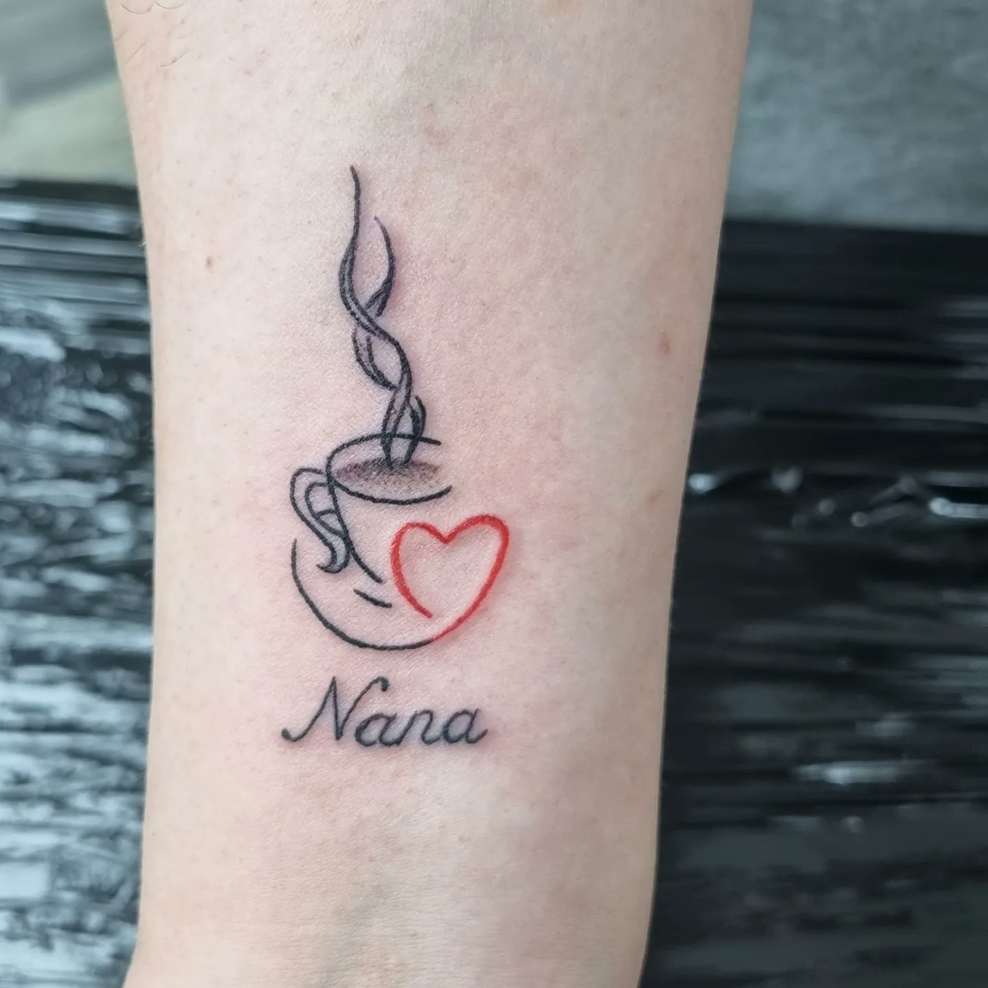 Memory Nana Tattoos Merseyside Grandson Tattooed With Nan's Ashes To