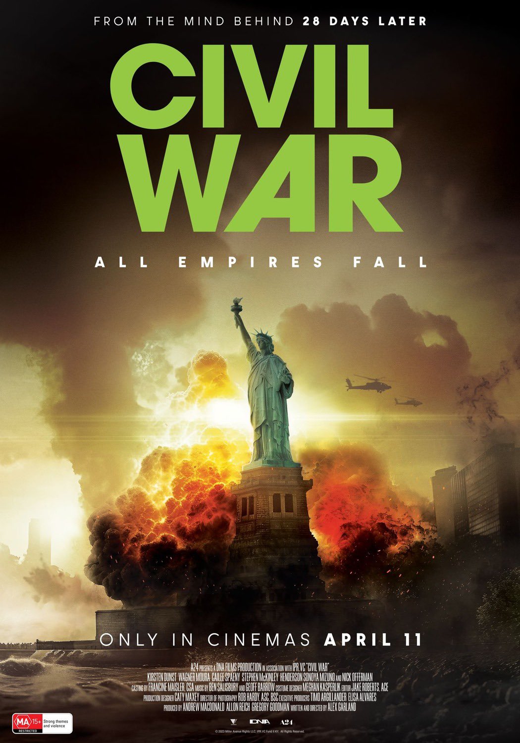2024 Movie Poster Statue Of Liberty