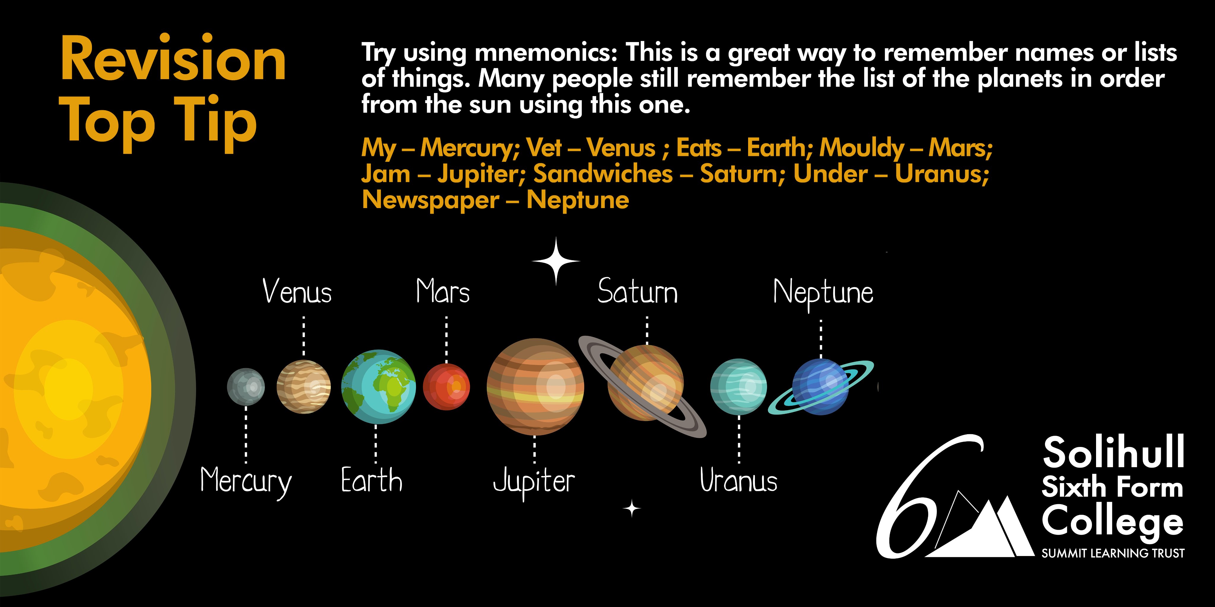 Remembering The Planets In Order