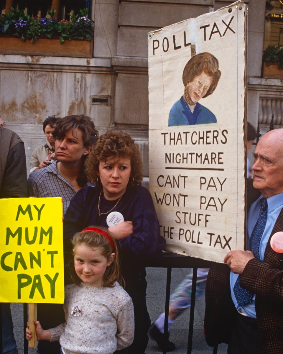 34 years ago today, riots broke out across the UK against Prime ...