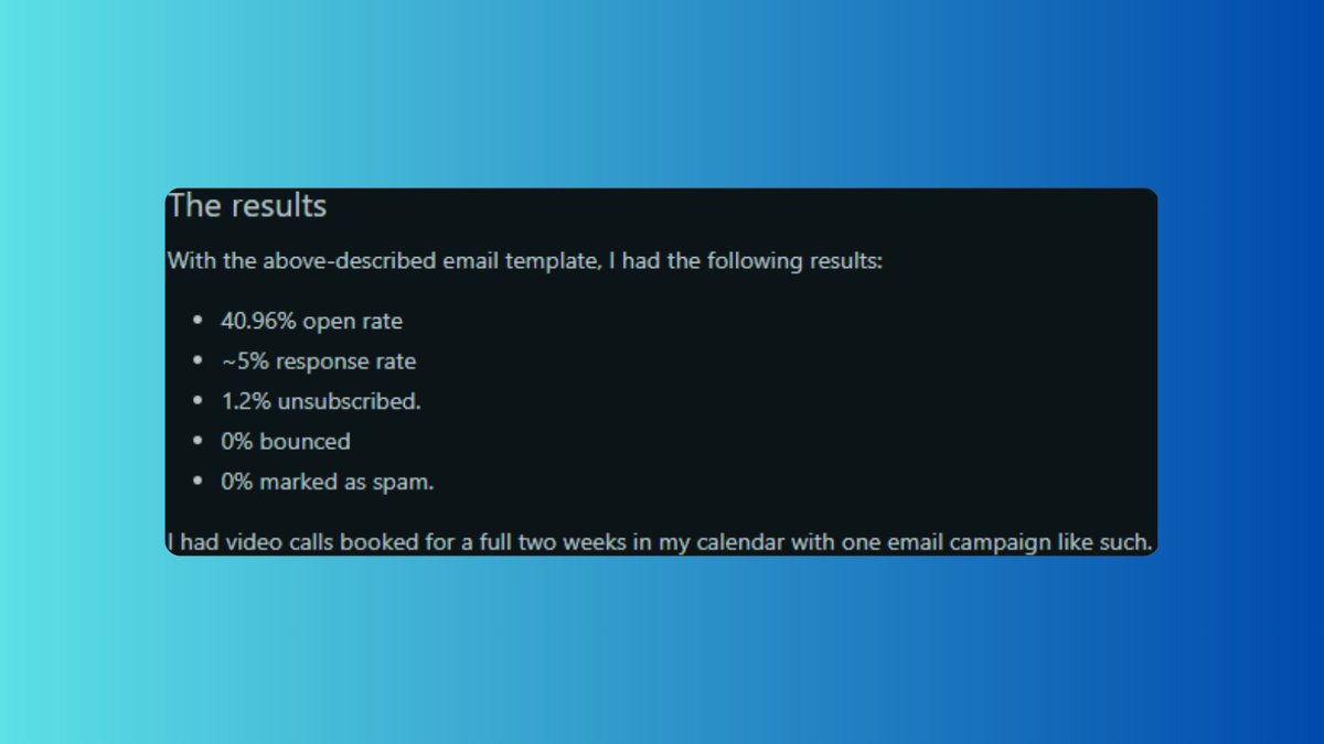 Someone leaked the cold email strategy of a $83,333/mo SAAS on Reddit ...