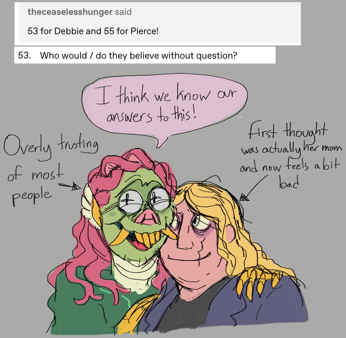 「The Oankali from Lilith's Brood 」Dimetrodoneの漫画