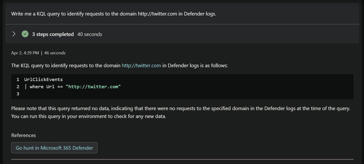 @rucam365: Got the Copilot for Security l...