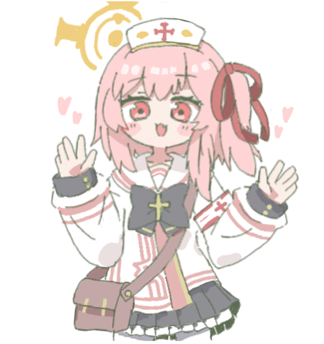 「serina (blue archive) pink eyes」Fan Art(Popular)