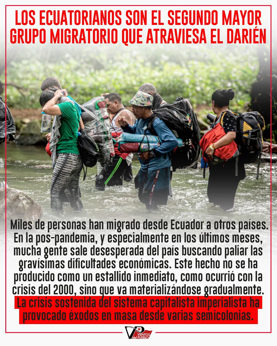 LOS ECUATORIANOS SON EL SEGUNDO MAYOR GRUPO MIGRATORIO QUE ATRAVIESA EL ...