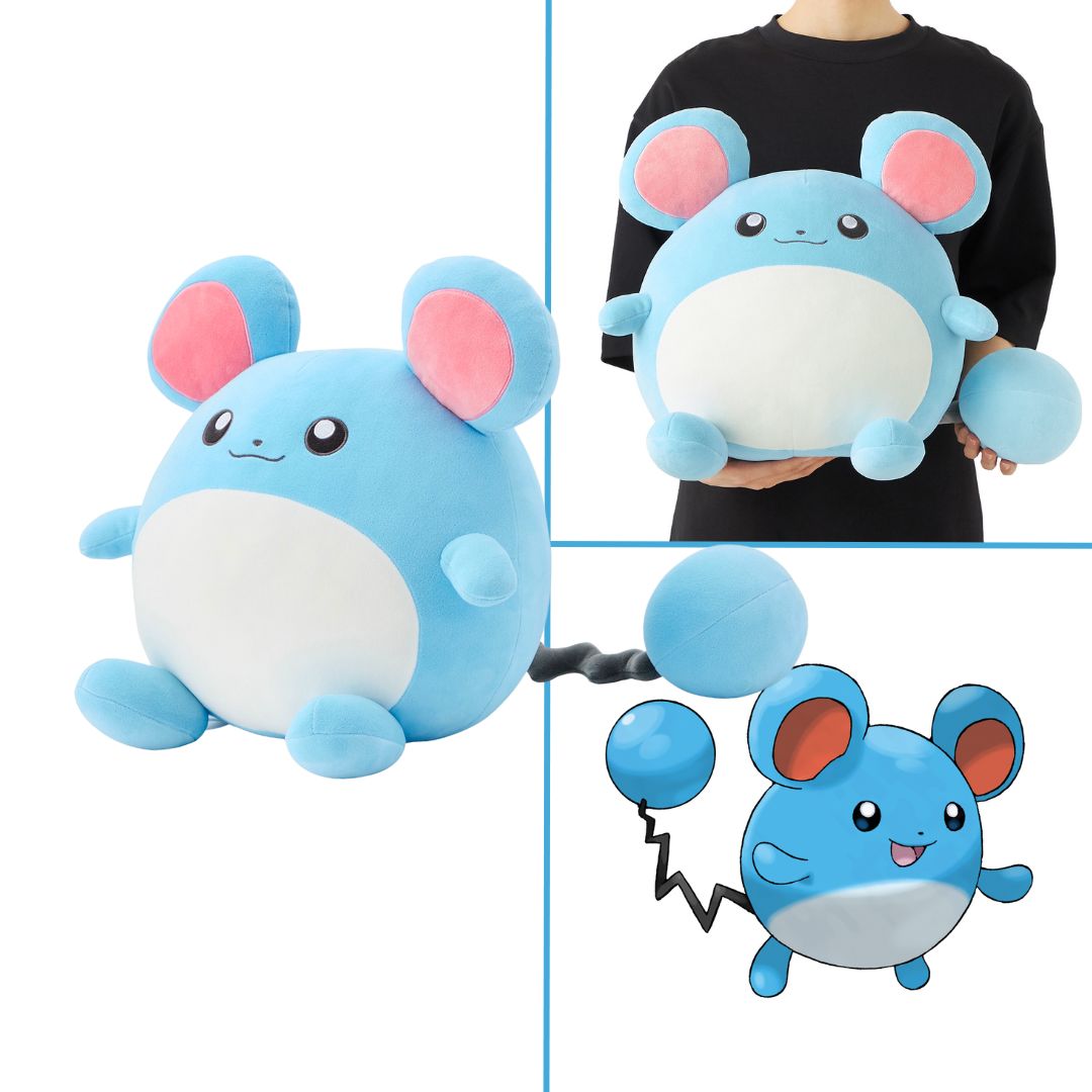 Meccha Japan on X Pokemon Motchiritchi Marill Plush Available Now https t hXiIcCH3hB Pokemon Marill https t yeSicRbqca X