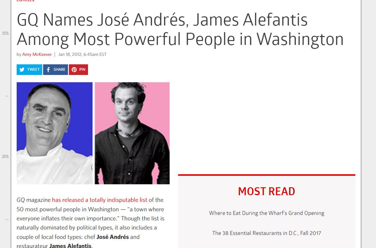 That time GQ magazine named World Central Kitchen chef José Andrés and ...