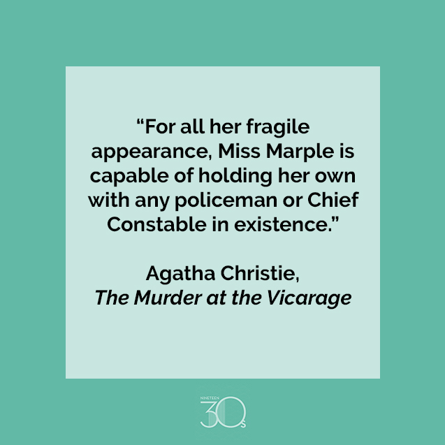 Miss Marple Catchphrase
