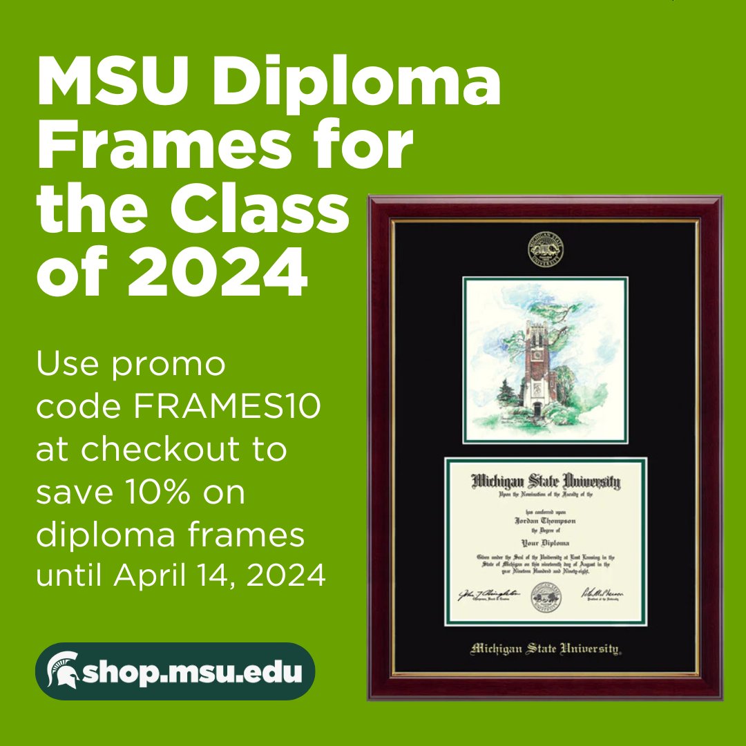 Michigan State University Diploma Executive Diploma Frames All