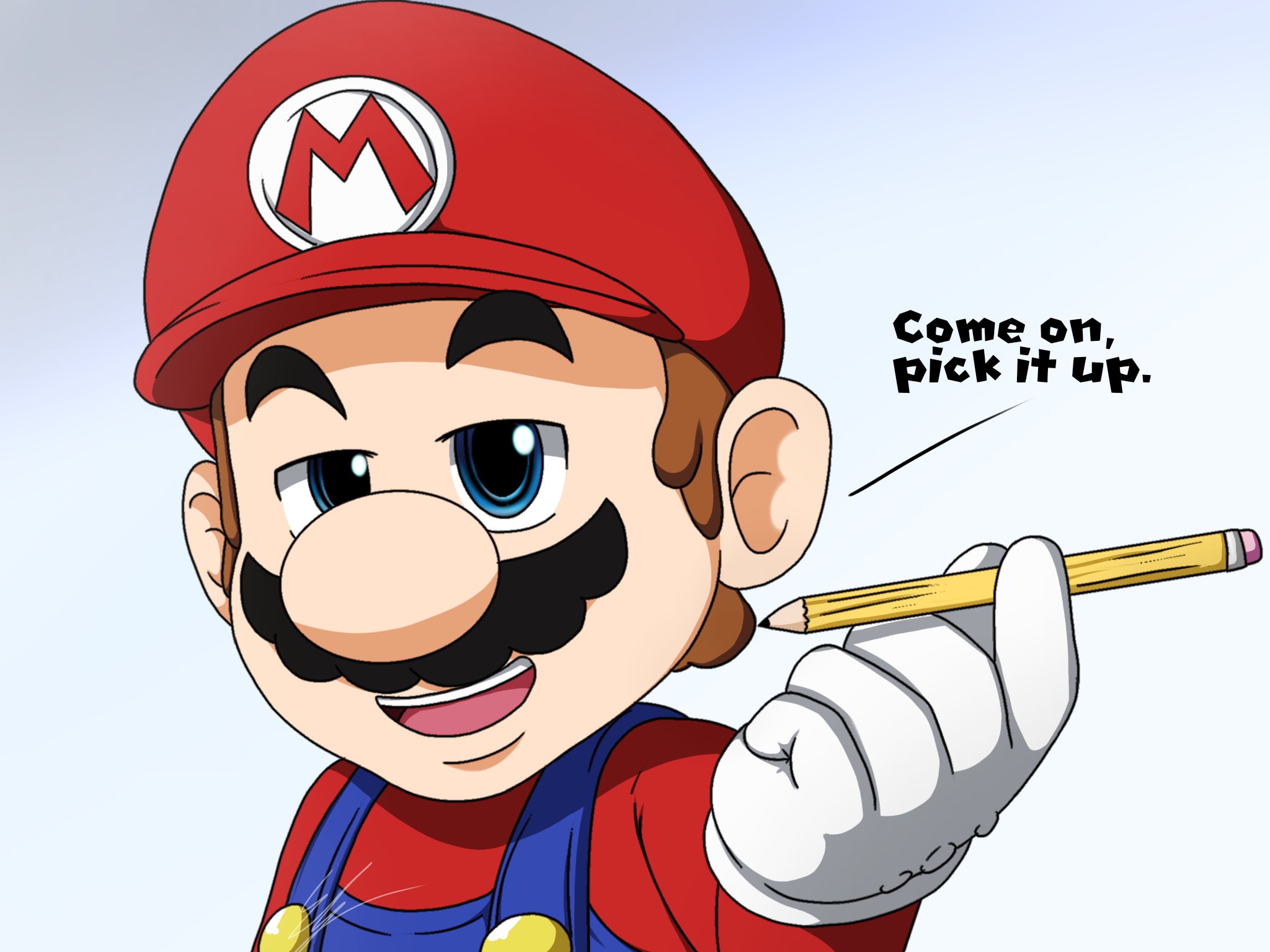 Super Mario Bros Scared