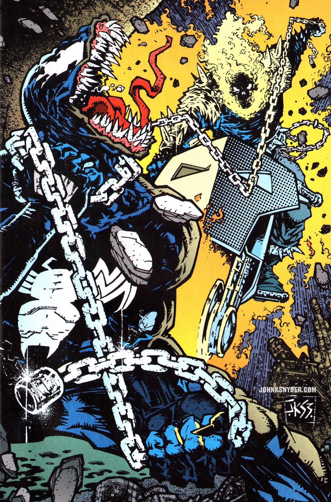 Ghost Rider Vs Venom 4 Marvel Comics Venom Versus Wolverine # 1 2