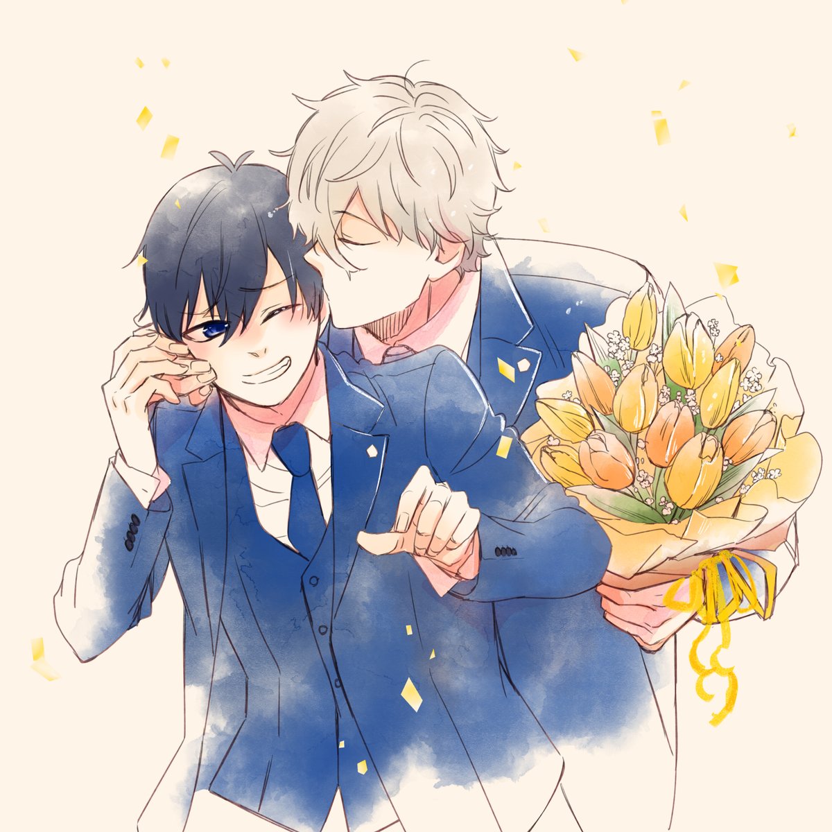 再掲】ngis+rnis/天才🥪🔞 パロ小ネタ 挿入はしてないです ※18歳未満閲覧禁止 https://t.co」あゆこの漫画