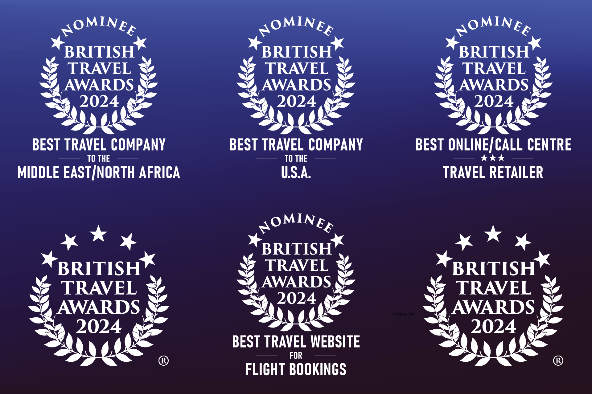 British Travel Awards Logo Our Awards Travel Talk Tours