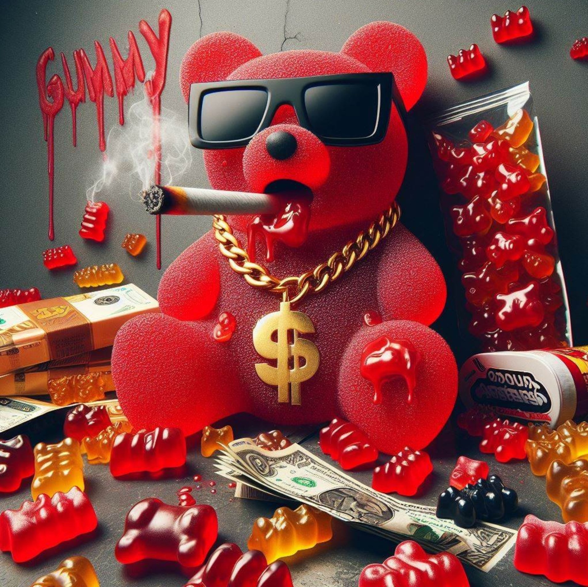 Gangster Gummy Bears Skummy Bear | The Grossery Gang Wikia | Fandom