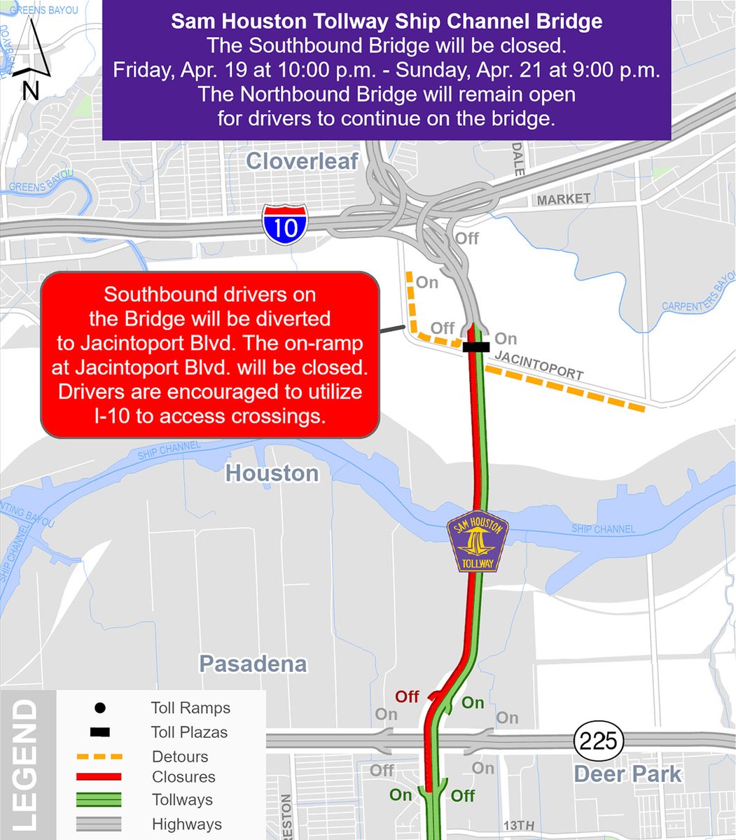 Sam Houston Toll Bridge Project To Replace Ship Channel Bridge At $1
