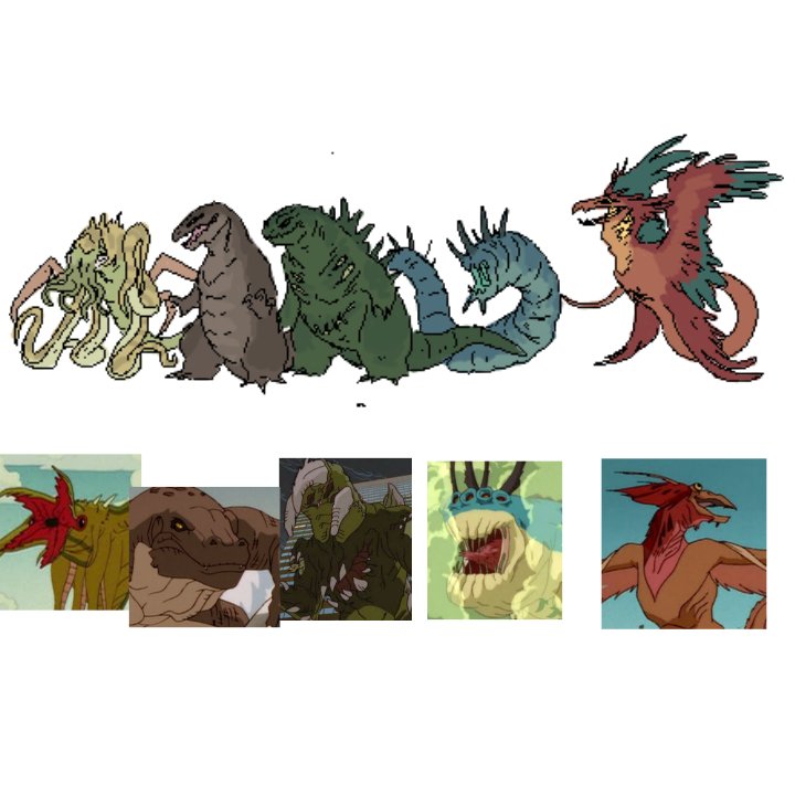 Godzilla The Series Monsters