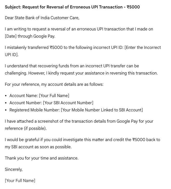 Sent Money to Wrong UPI ID? Don’t Panic, Here’s How You Can Get It Back ...