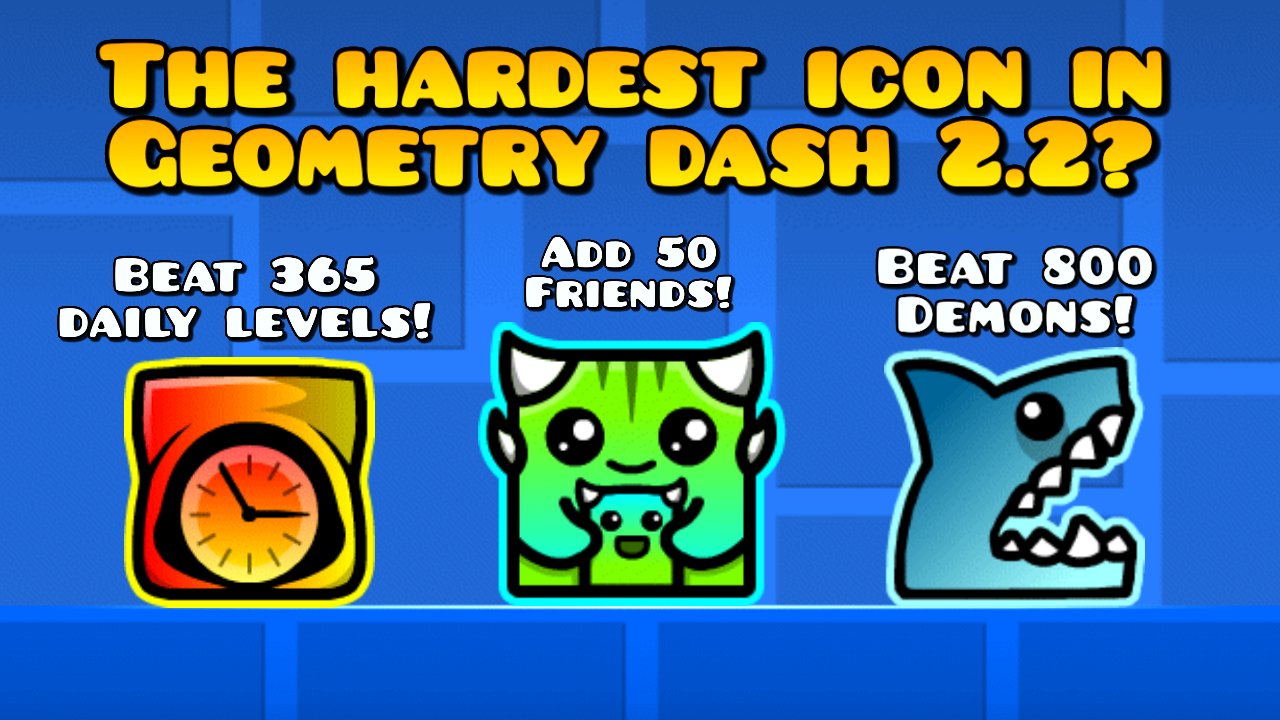 Icons Geometry Dash Free: Geometry Dash Difficulty Icons (V2.0) By