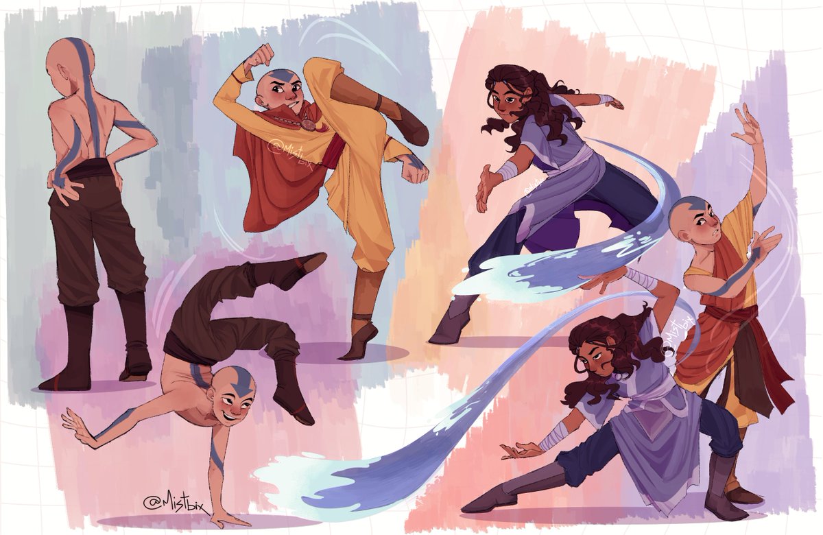 「woah WHAT??? mORE atla fanart??? DYNAMIC」|jupi - commissions openのイラスト