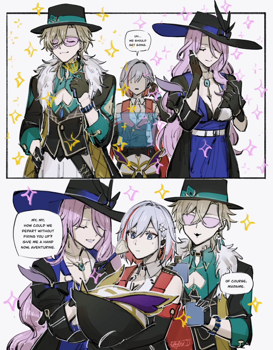 「Some really, EXTREMELY delusional stuff I've drawn because I」Hazel Oh Two One Sevenの漫画