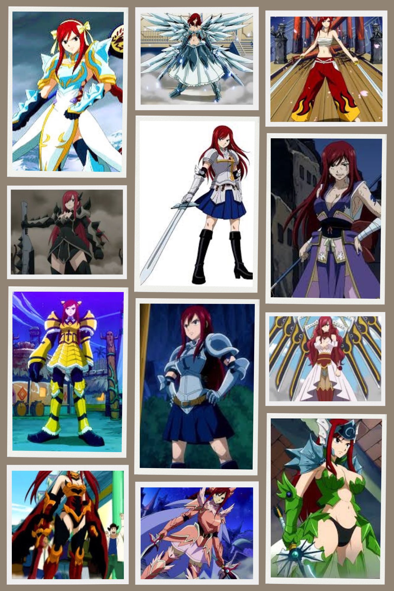 Erza Scarlet Armor Names