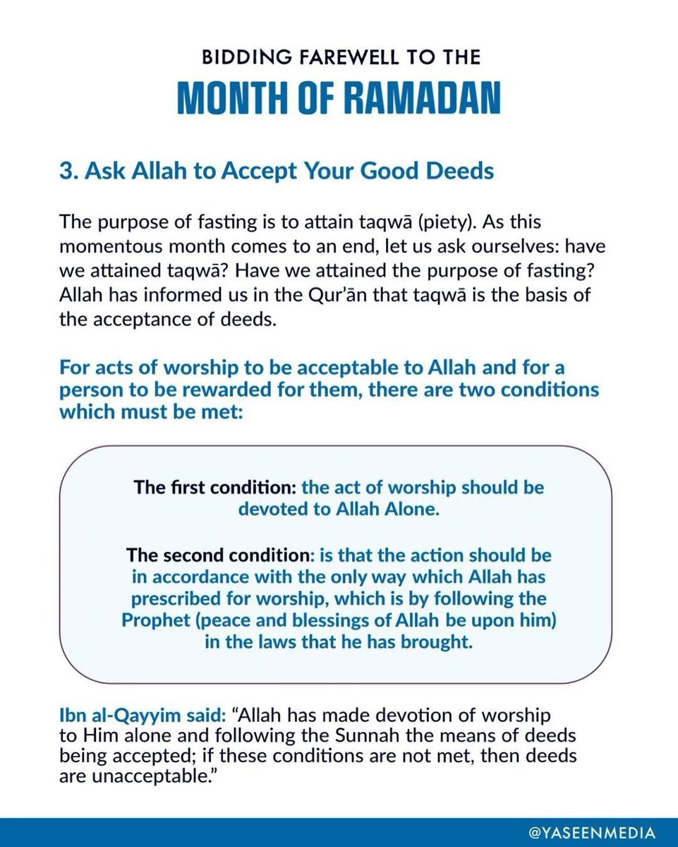 Do This Before Ramadan Ends... THREAD - Thread from Idris @7signxx ...