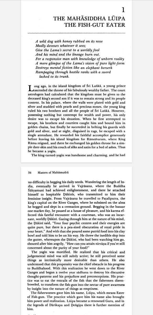 MAHASIDDHA For how important they are to Vajrayana Buddhism,the Indian ...