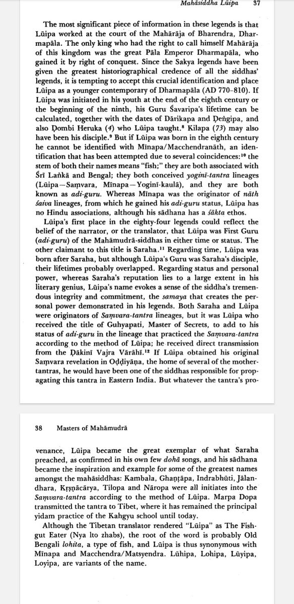 MAHASIDDHA For how important they are to Vajrayana Buddhism,the Indian ...