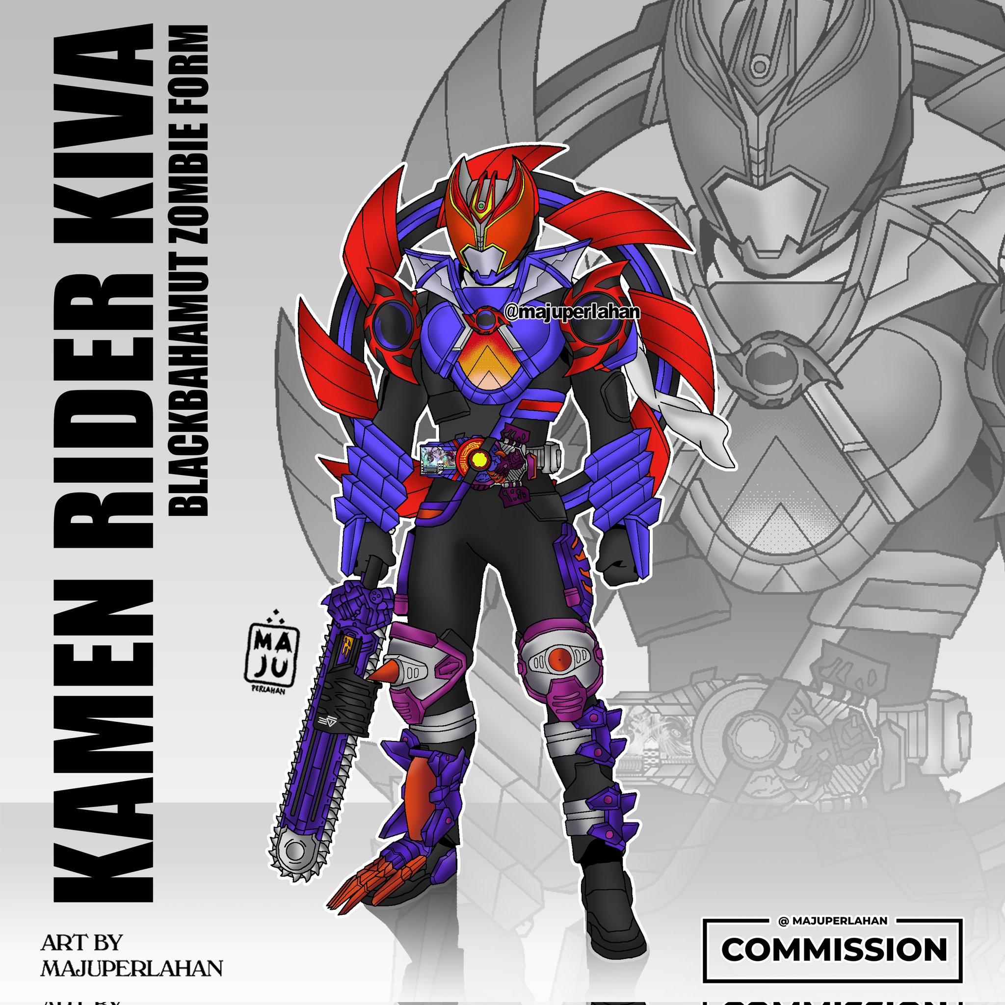 Kamen Rider Kiva Deviantart Kamen Rider Kiva: Spawn Form By