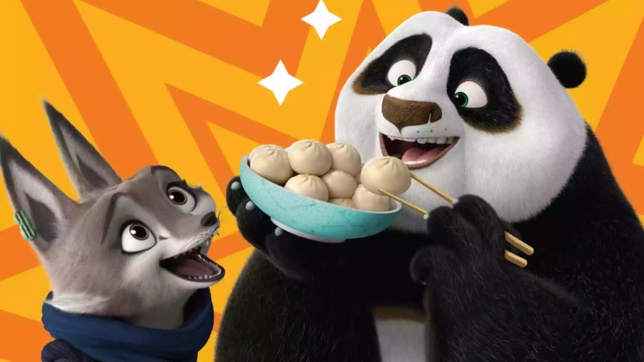 Kung Fu Panda Po Eating Dumplings