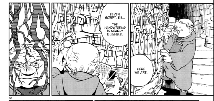 「wooow what a cute opening! they're all partying together in.」dungeon ...