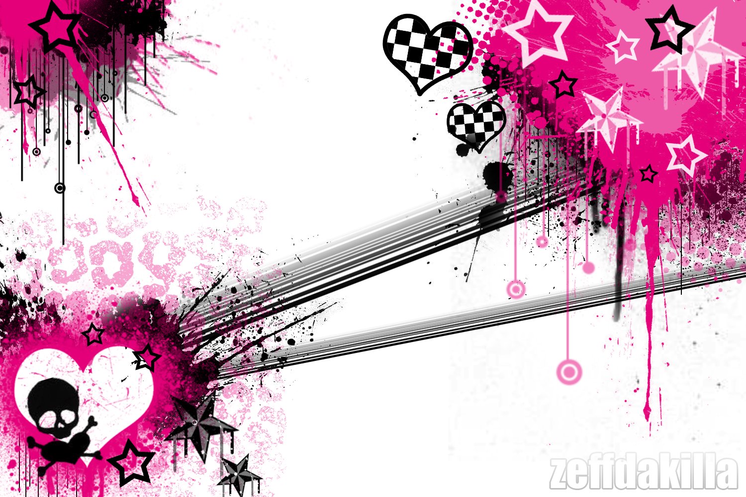 Girly Punk Wallpaper