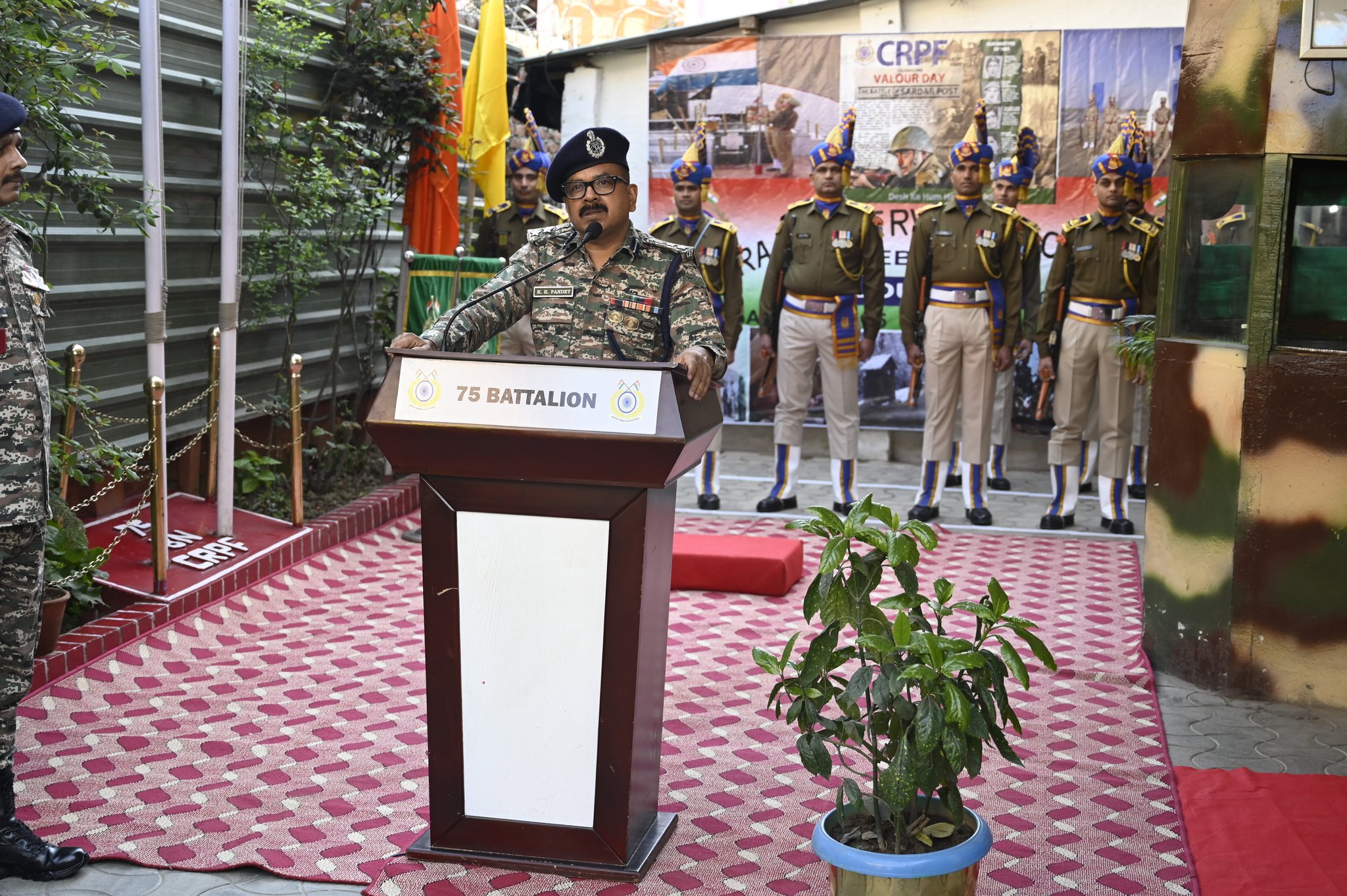 Crpf 75 Years Logo Honoring The Brave: CRPF Foundation Day Today, We