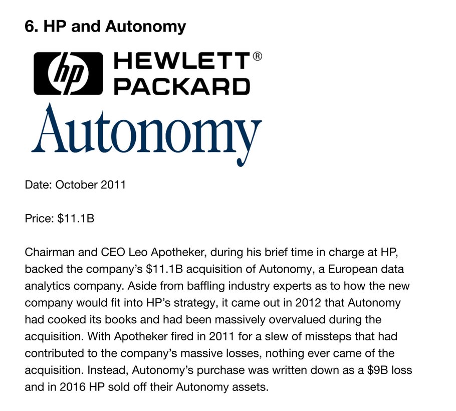 The 10 worst M&A flops ever 1. Microsoft and Nokia: - Thread from ...