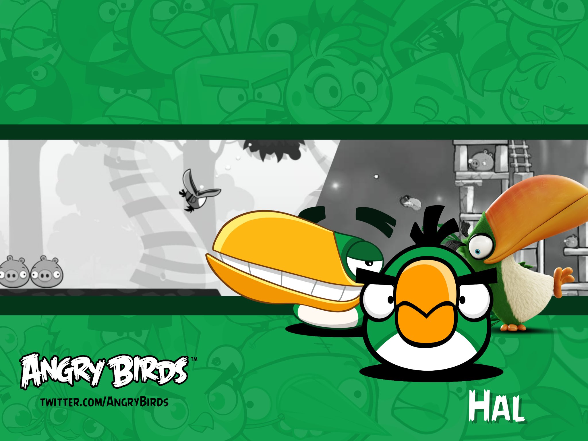 Angry Birds Space Green Boomerang Bird