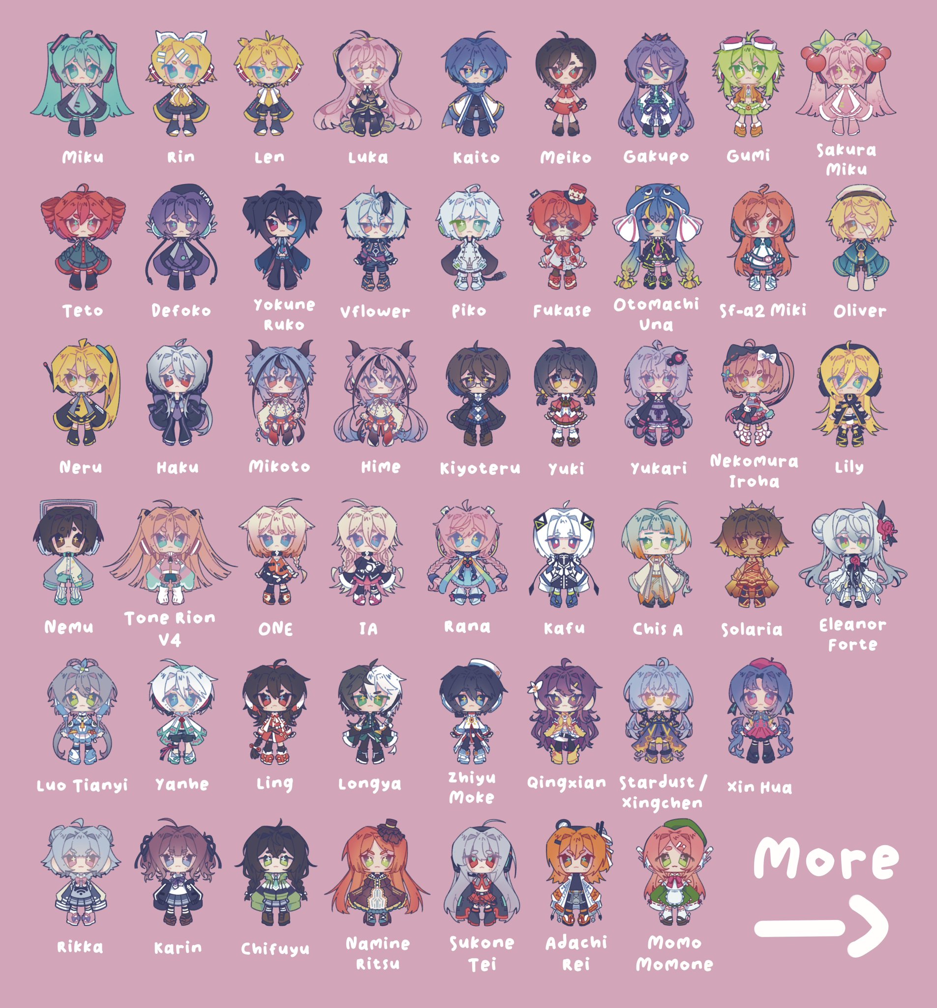 Vocaloid Characters Name VOCALOID6 Voicebnk Po Uta | Download Product