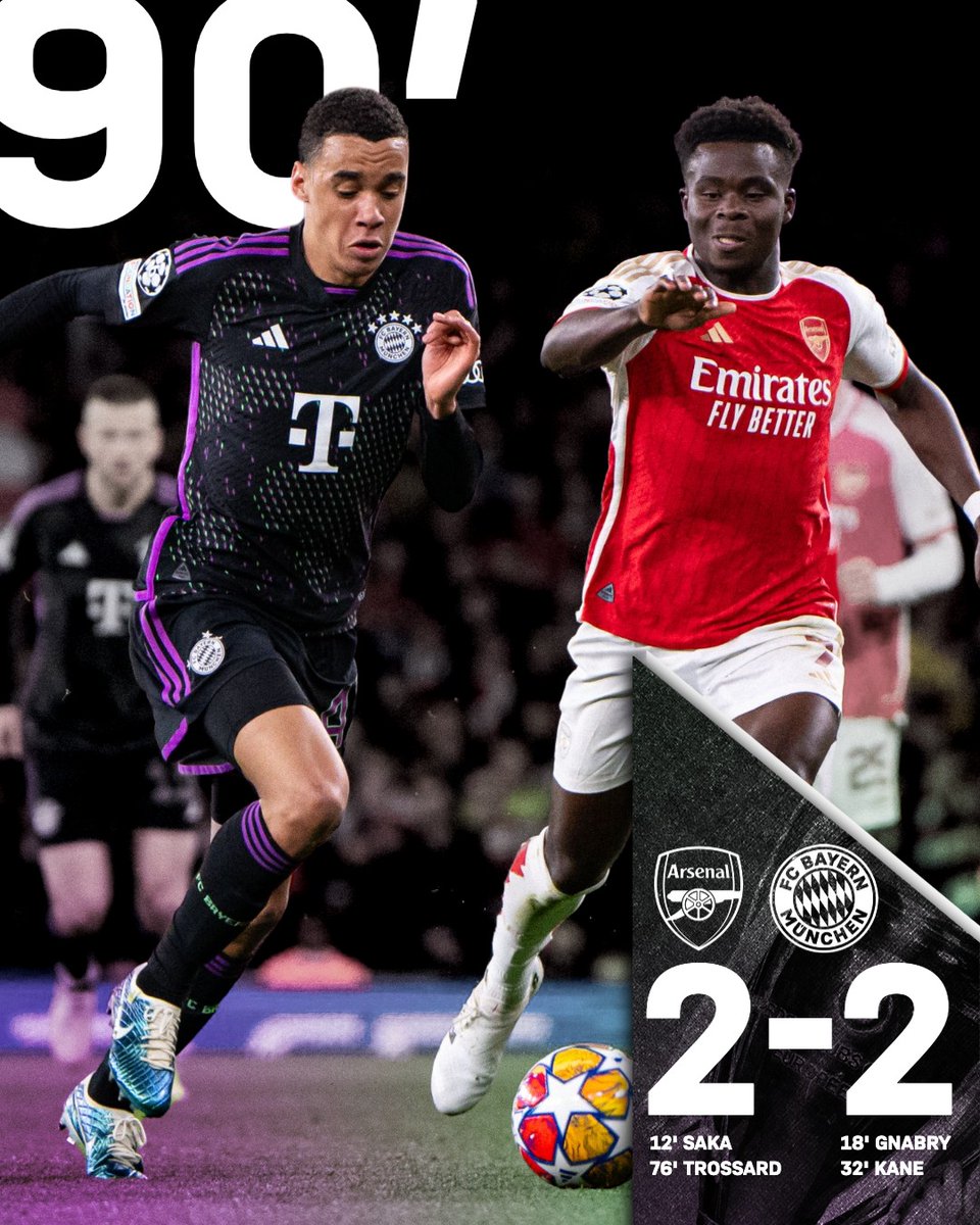 #Arsenal lo empata, con mayor posesión y volumen de juego, pero con ...