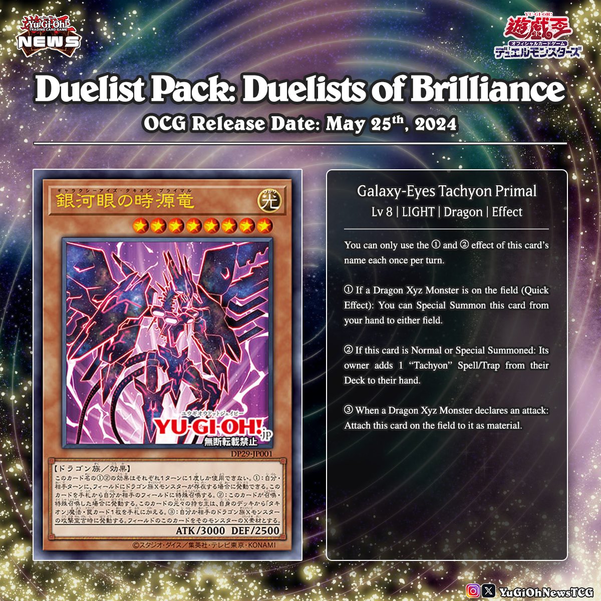 Galaxy Eyes Tachyon Dragon Deck Number 107 Galaxy Eyes Tachyon Dragon