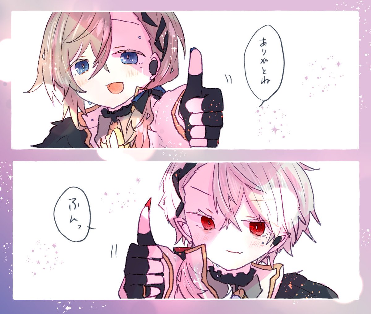 「余韻がずっと抜けない #くろのあとりえ #かな絵 #KuzuArt #ChroNoiR大阪城ライブ 」ここ3☀️の漫画