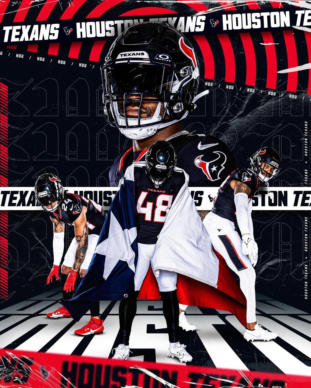 Texans New Logo And Uniforms Houston Texans | H Town Uniforms @jjwatt