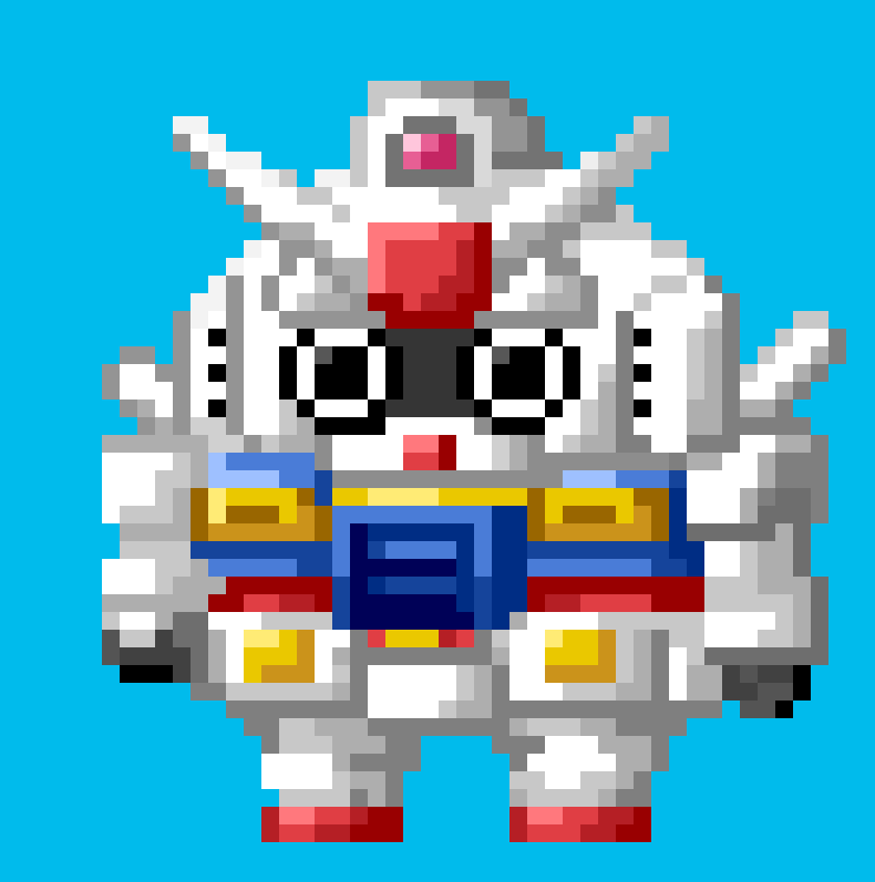 RX-78-2(ガンダム) 「pixel gundam boi 」|Affeaのイラスト