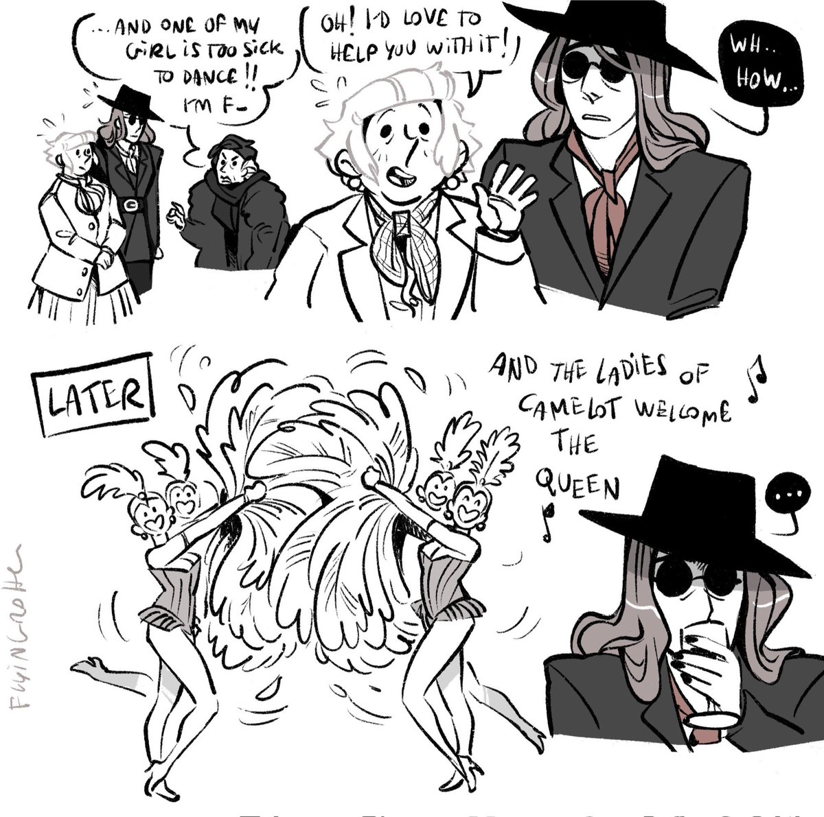 「The adventures of Fem!Aziracrow The Cabaret night #GoodOmen」☁ ...